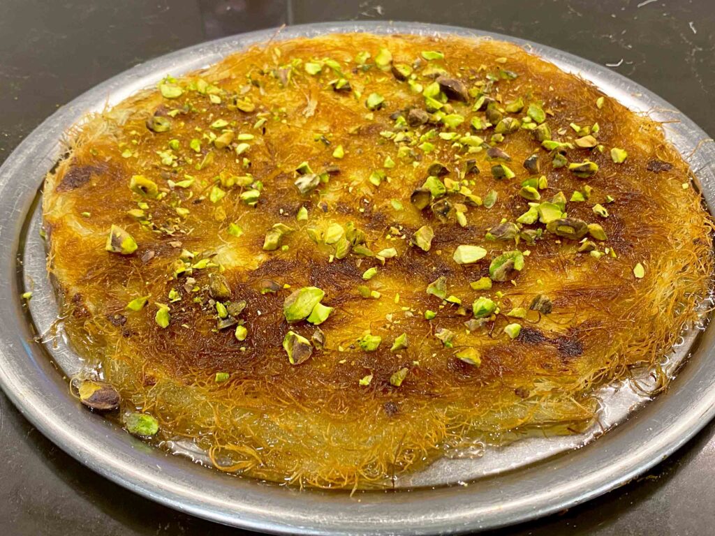 Traditional Kanafeh Recipe - Amazing dessert from the Middle East ...